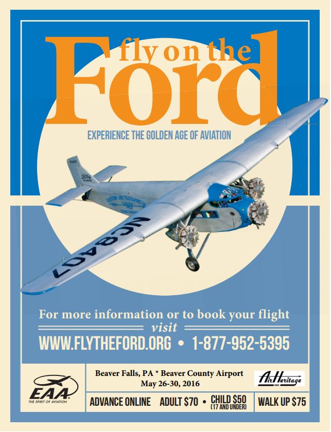 Fly On The Ford – Air Heritage Aviation Museum